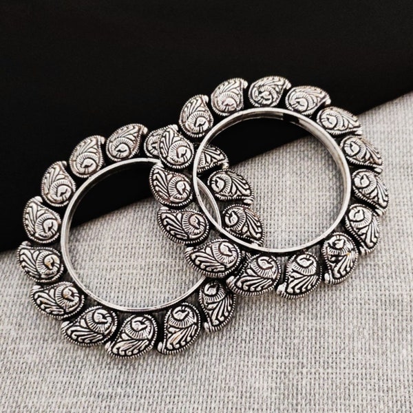 Oxidized Bangles - Etsy