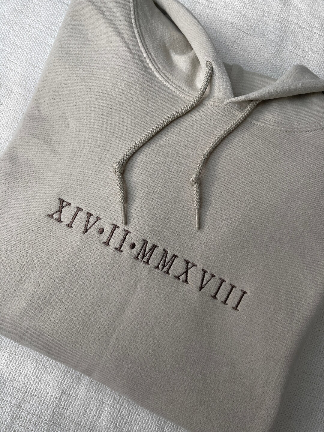 Sweat à capuche personnalisé avec date, chiffres romains, cadeau pour ...