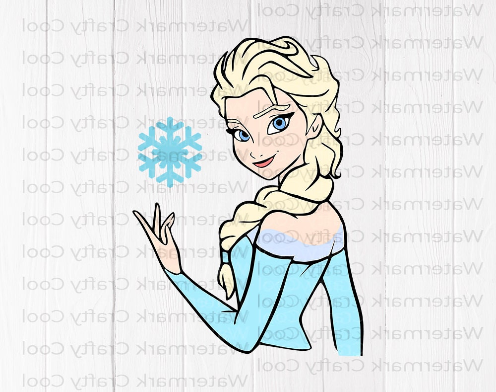 Elsa Svg Frozen Svg Elsa Dxf Elsa Cut File Elsa Clipart | Etsy Australia