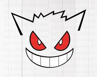 Gengar Svg | Etsy
