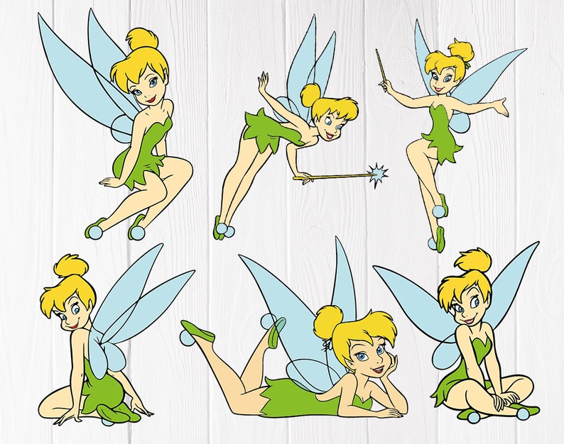 Tinkerbell Svg tinkerbell Cut files Tinkerbell dxf files | Etsy