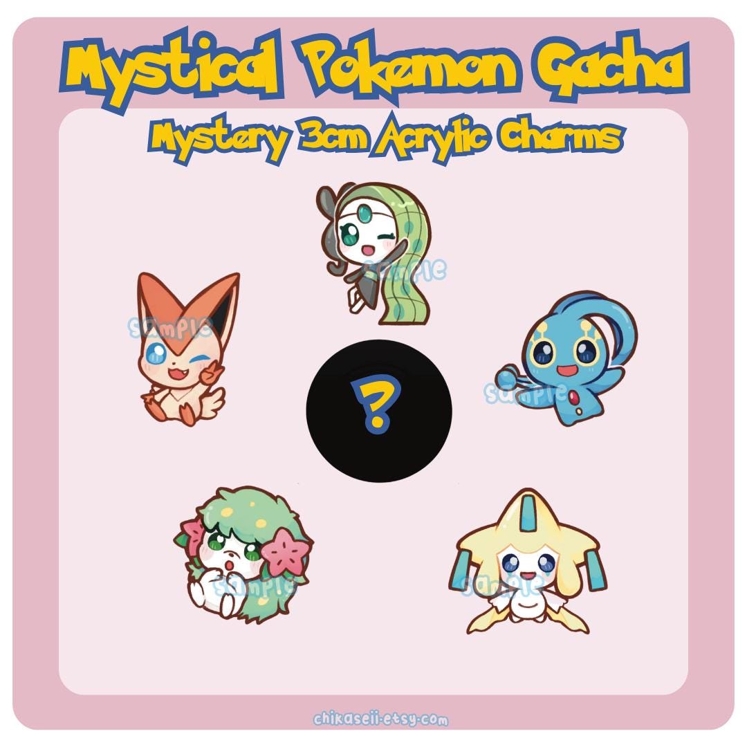 Mystical Pokemon Charm Gacha/set - Etsy