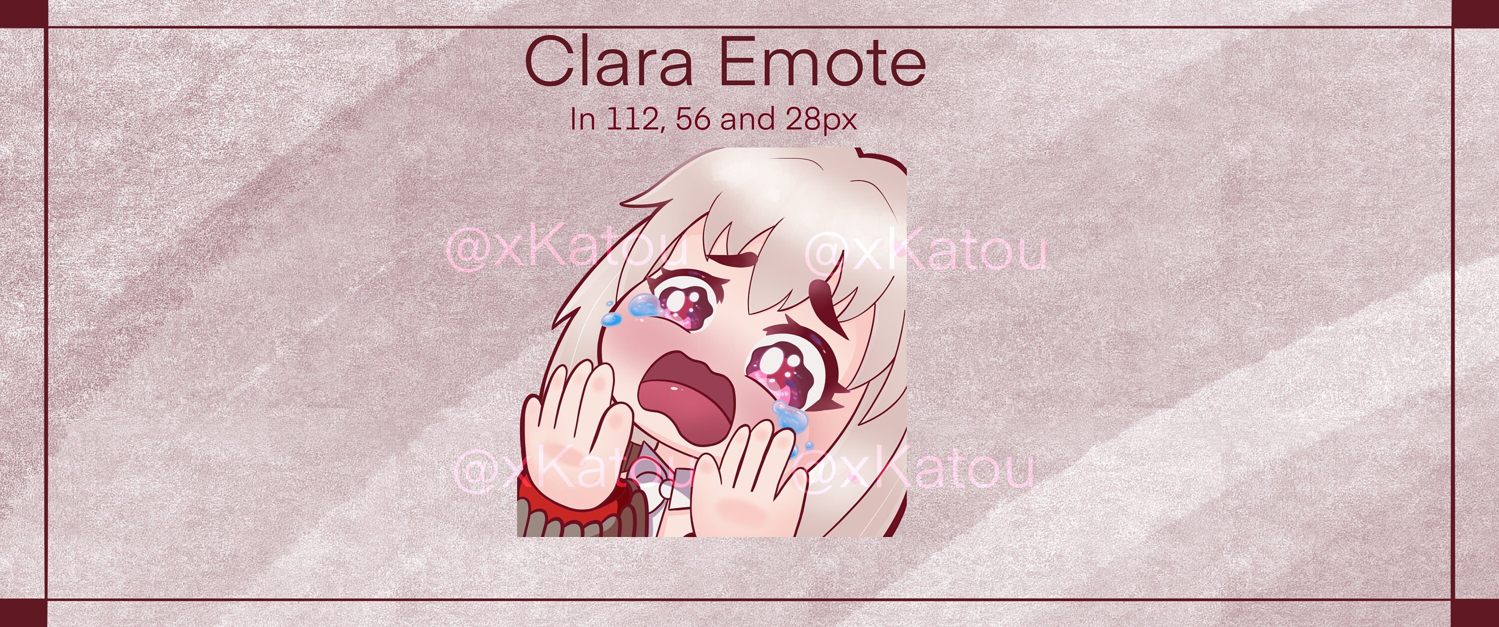 Clara Honkai Star Rail Emote Chibi for Twitch Youtube - Etsy UK
