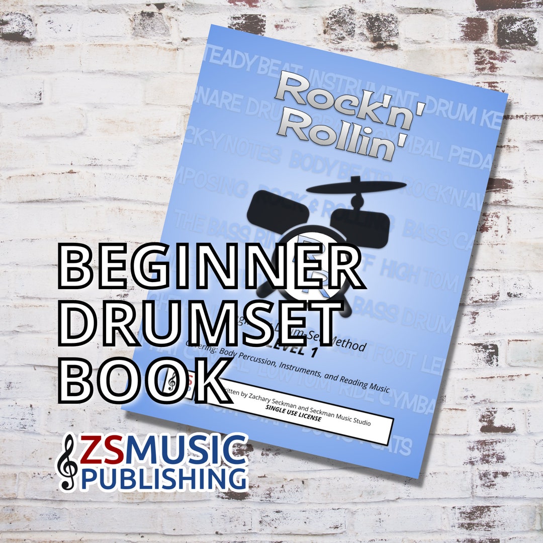 Rocknrollin Drumset Method Book Level 1 Etsy