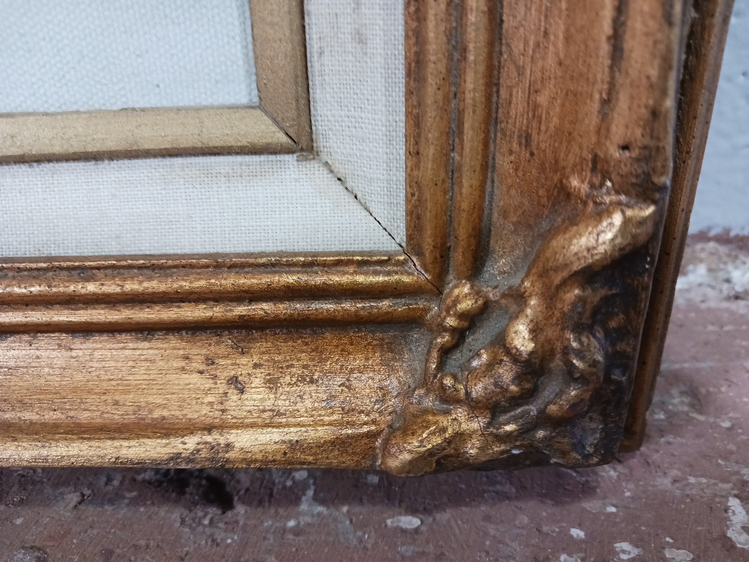 A Cry for Help Artist by Signed Janice L. Morrow Oil Painting on Canvas ...