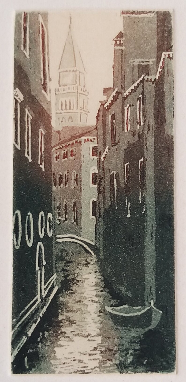 Venice Etching by Pericle Menin - Etsy