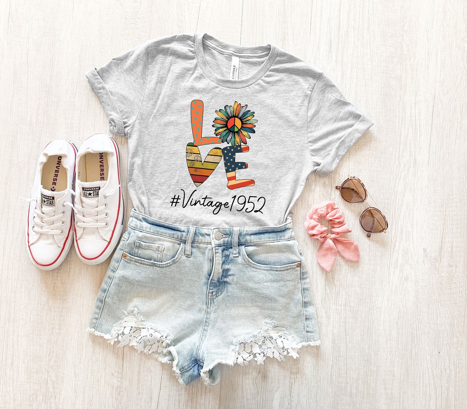 70th Birthday Gift, 1952 Vintage Birthday, 1952 Tshirt, 1952 Vintage T ...