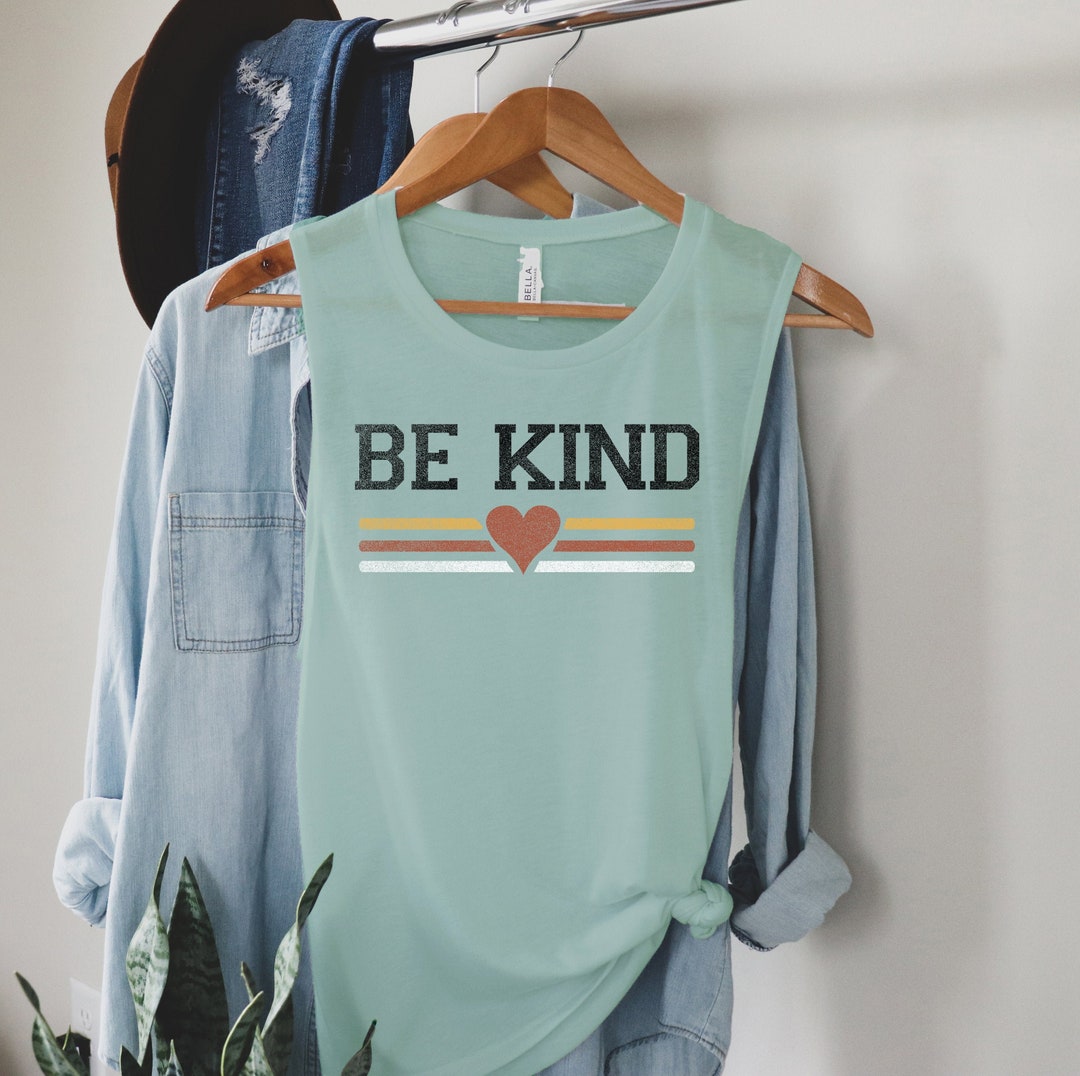 Be Kind Tank, Positive Vibes Tanks, Motivational Tanks Women ...