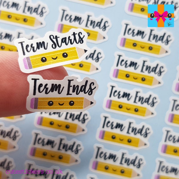 Term Planner Stickers - Etsy UK