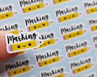 Marking Words/functional/foil Planner Stickers - Etsy