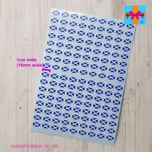 Mini Scottish Flag Stickers / 144 Stickers / 1cm Wide Scottish - Etsy