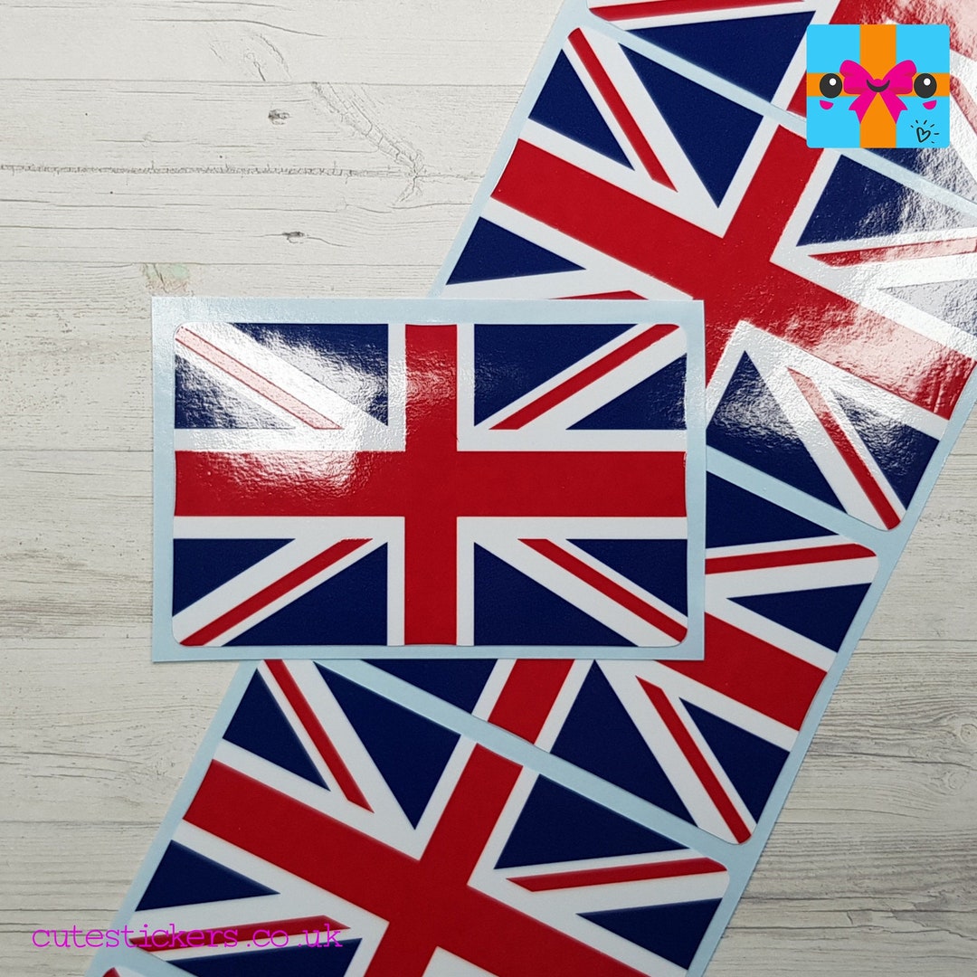 Union Jack Flag Sticker / United Kingdom Flag / Gloss or Matt ...