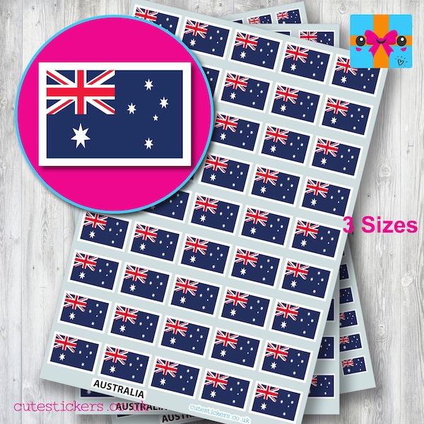 Australia Flag Decal - Etsy