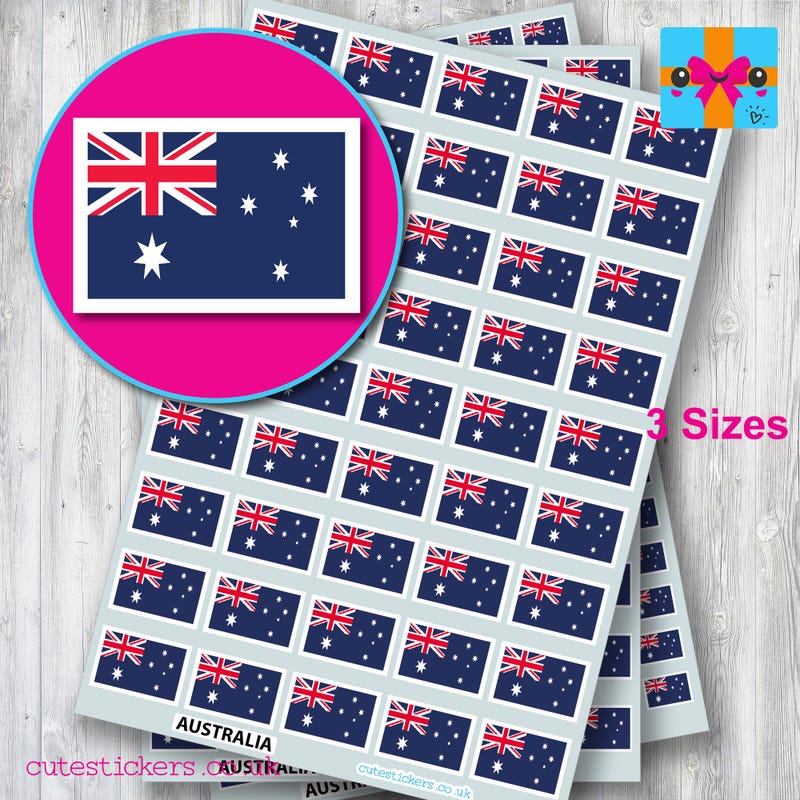 Australia Flag Decal - Etsy