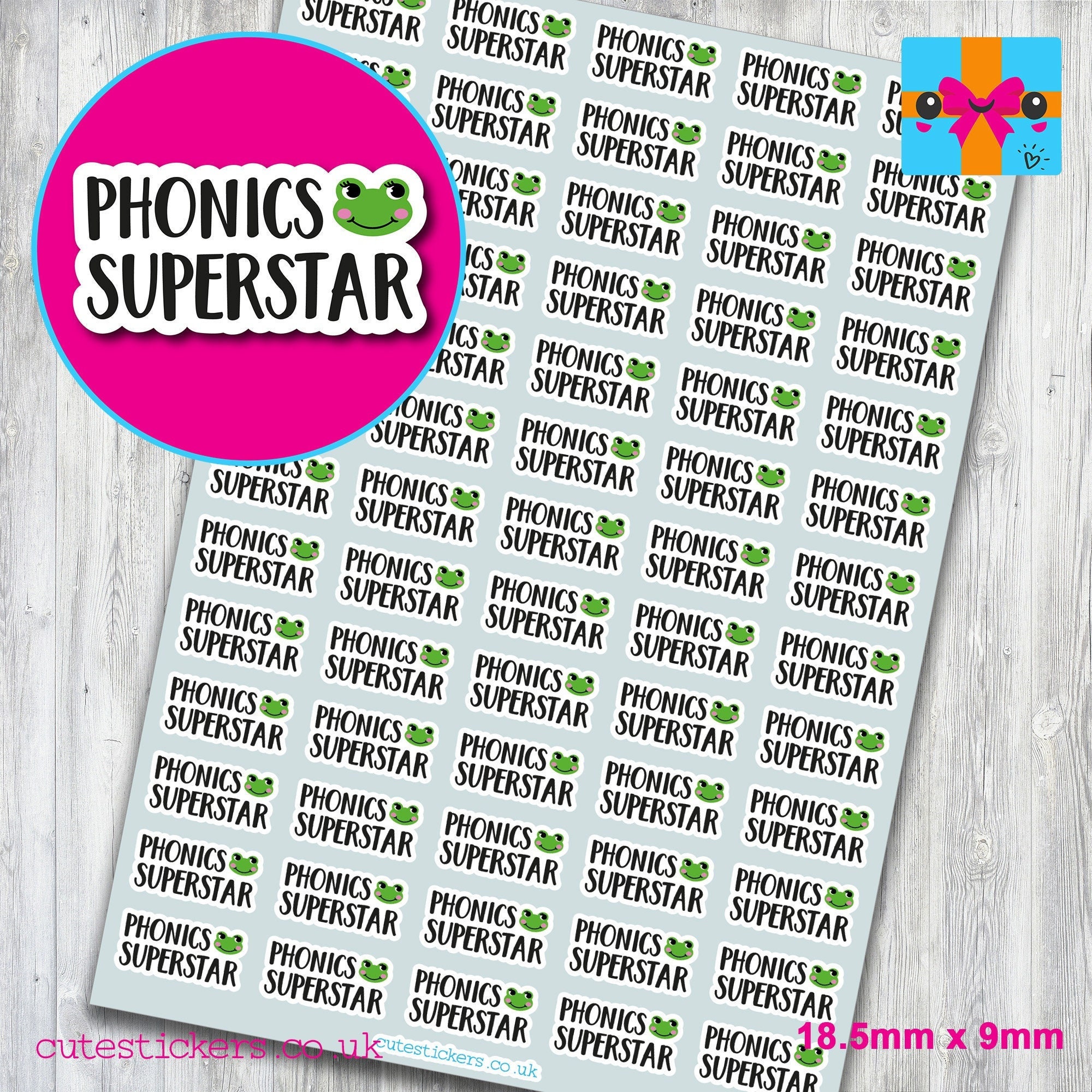 Phonics Superstar Reward Planner Stickers / 65 Phonics Planner Stickers ...