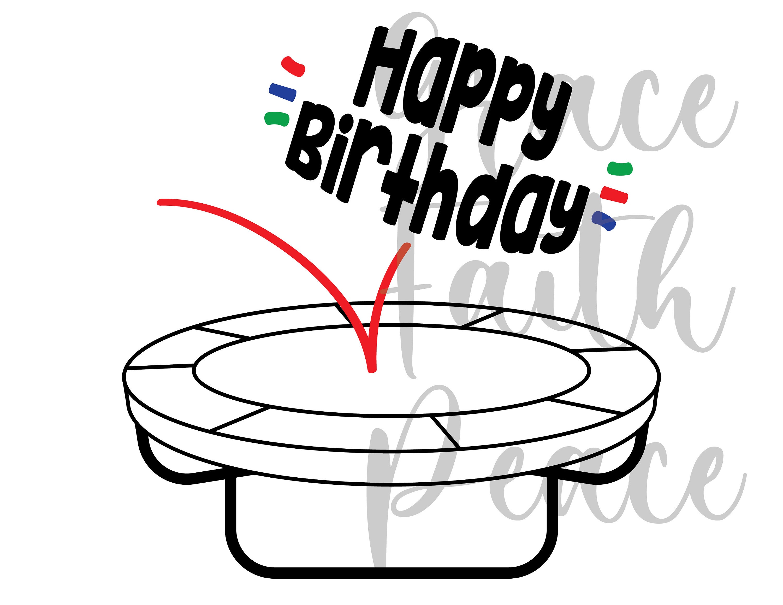 Happy Birthday, Svg, Dxf, Jpg, Png - Etsy