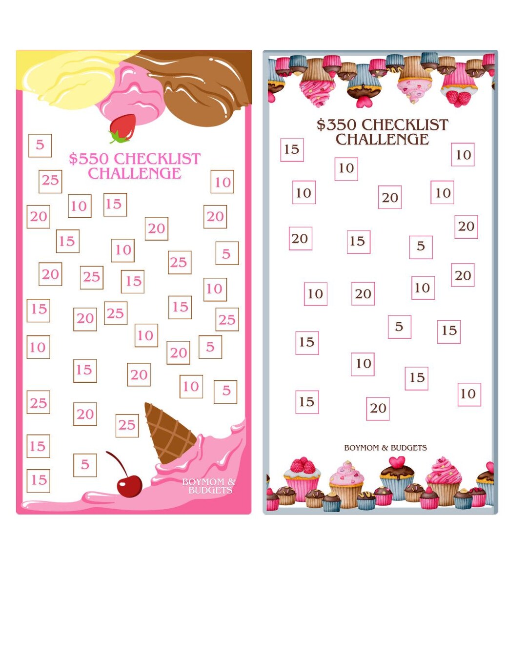 Checklist Challenge Bundle - Etsy