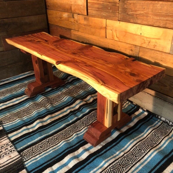 Cedar Bench - Etsy
