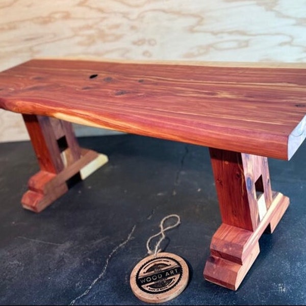 Cedar Bench - Etsy
