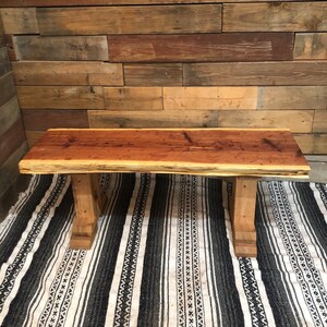 3' Handmade Cedar Bench Rustic or Smooth Finish 36 - Etsy