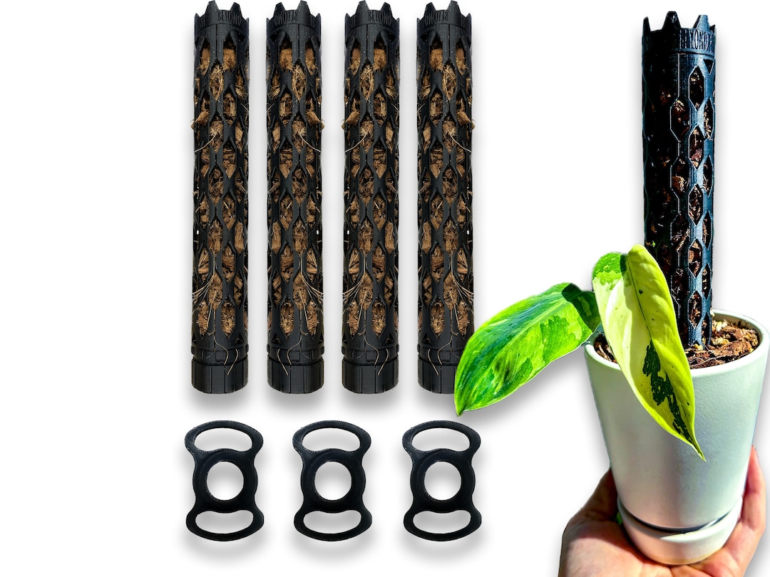 Plant Support Kit Professional Moss Pole Coco Chip Pole Beyond Beleaf ...