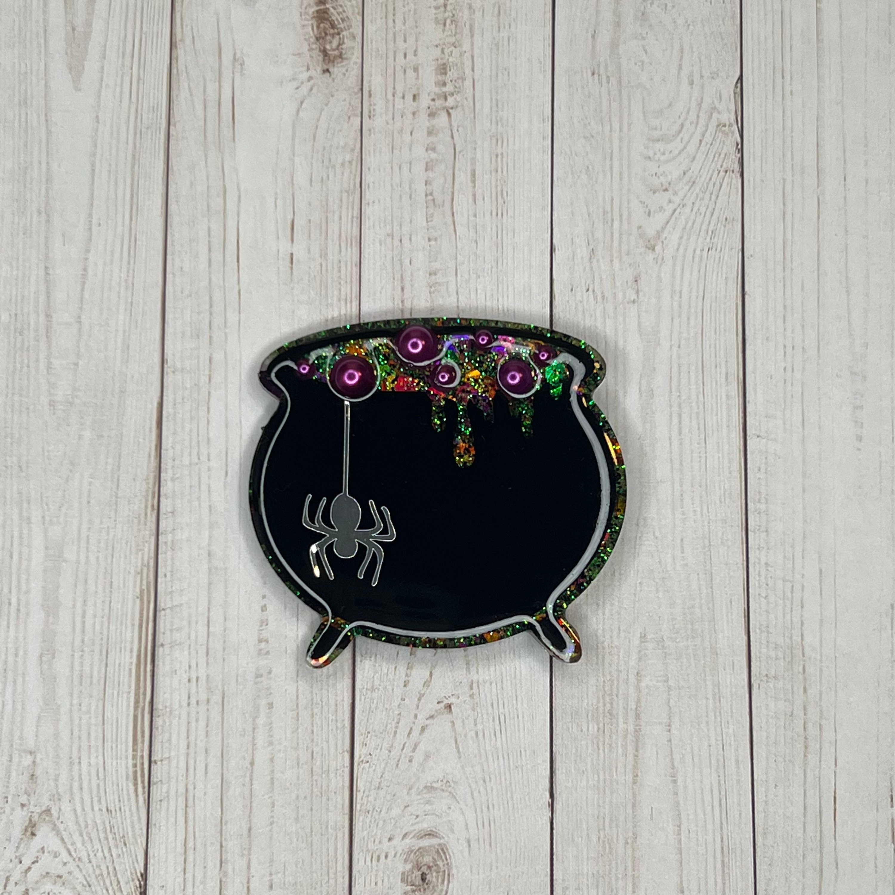 Cauldron Badge Reelteacher Gift Nurse Badge ID Birthday - Etsy