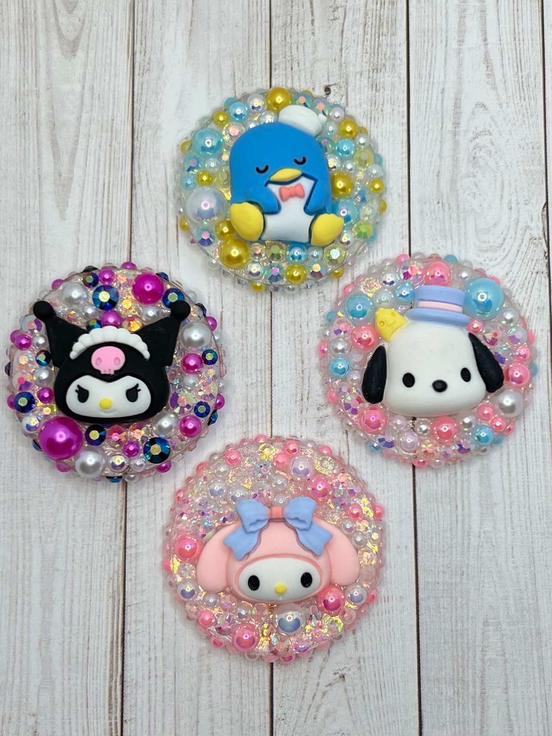 Kawaii Badge Reel Cute Badge Clip for Women Bling Badge ID - Etsy