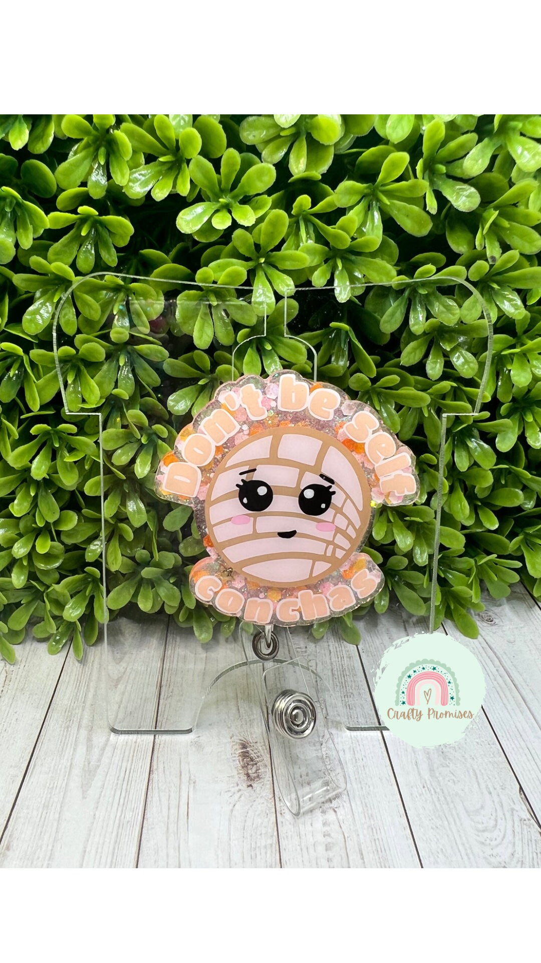 Concha Badge Reel,don’t Be Self Conchas Badge ID, Thank You Gift for ...