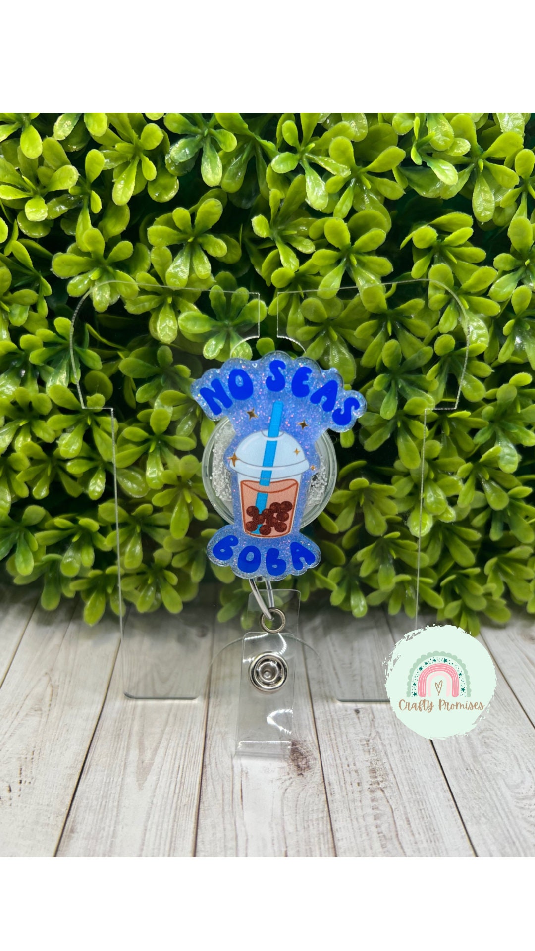 No Seas Boba Badge Reel, Hispanic Badge ID Holder, Latina Badge Reel ...