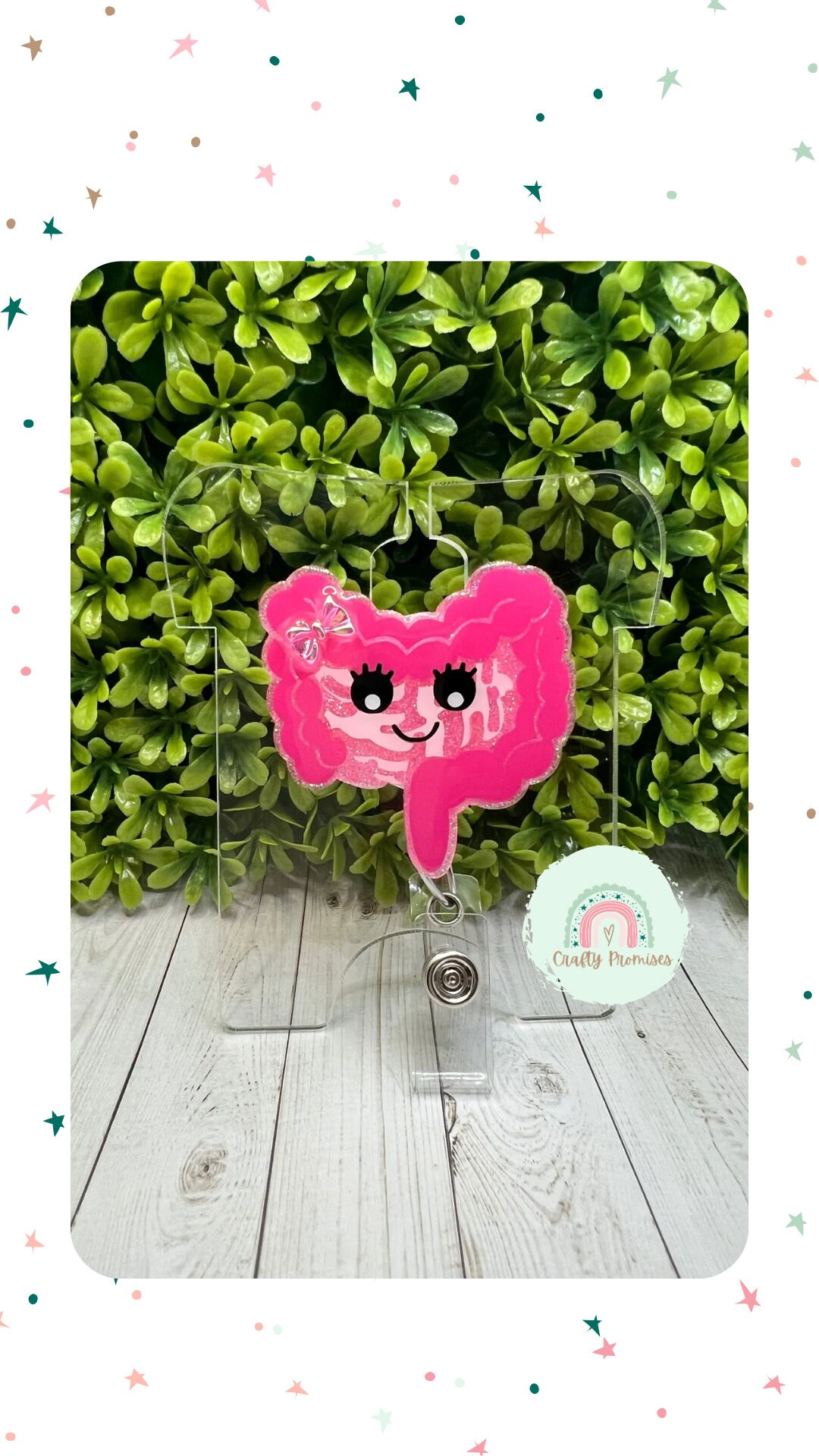 Intestine Badge Reel, Medical Organ Badge Reel for Gastroenterologist ...