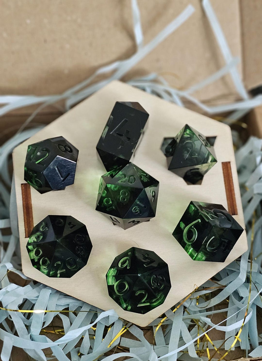 Dragonborn 7 Piece Dnd Dice Set for Tabletop Games, Dungeons and ...