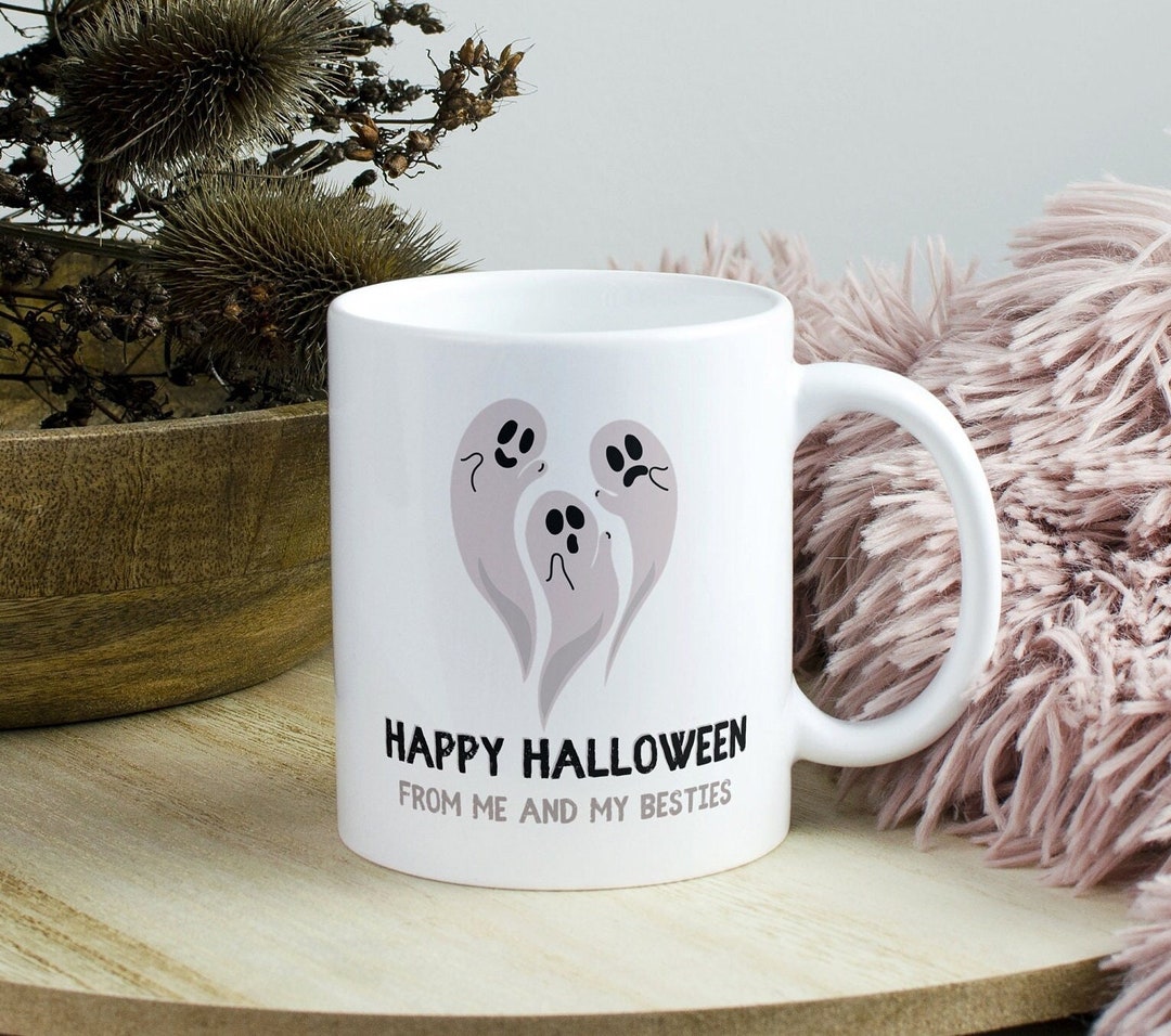 Best Friend Mug, Cute Ghost Coffee Cup, Little Haunt, Unique Fall Gifts ...