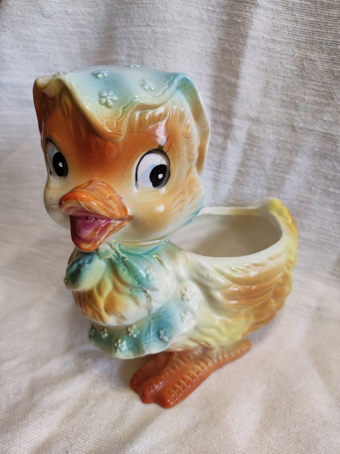 Adorable Vintage Inarco Japan E3441 Duck Planter - Etsy