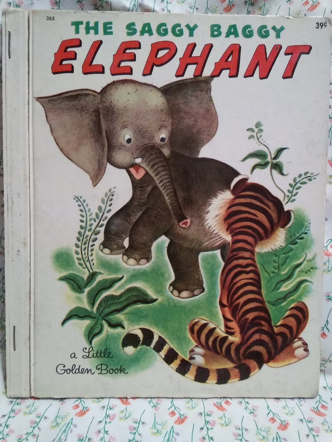 Vintage 1970s "the Saggy Baggy Elephant" Children's Book - Etsy