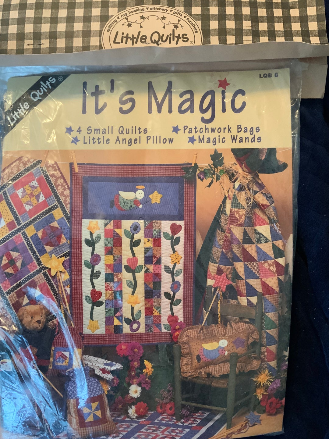 Little Quilts its Magic Triangle Scrap Quilt Kit Little Angel Pillow ...