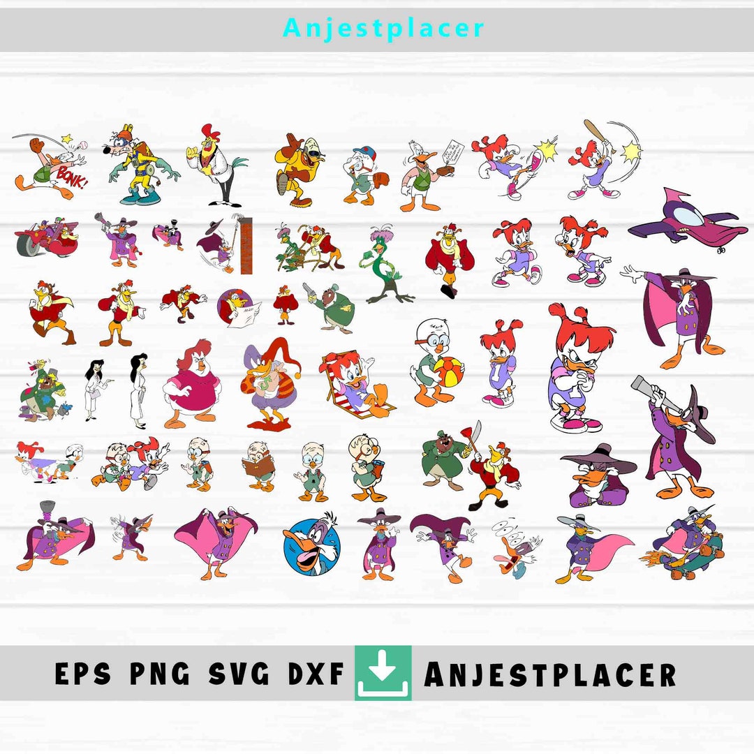 Bundle, Cartoon Svg, Cricut File, Clipart, Svg, Png, Eps, Dxf - Etsy
