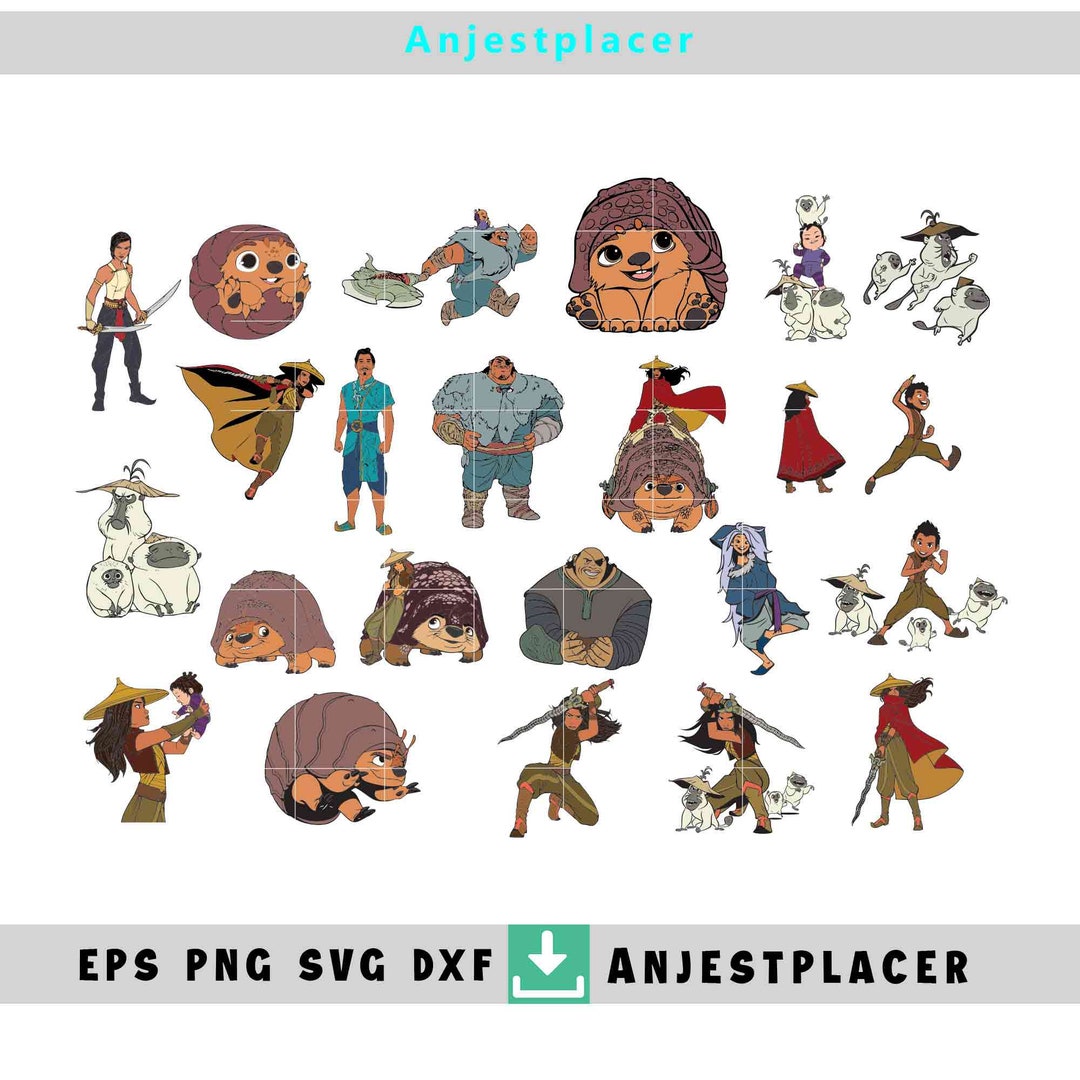 Characters Svg, Cartoon Svg, Bundle, Cricut File, Clipart, Svg, Png ...