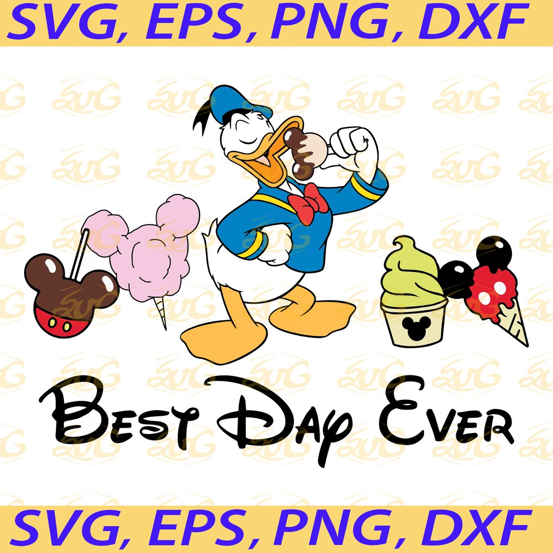Best Day Ever Svg,duck Svg, Cartoon Svg, Cricut File, Clsipart, Svg ...