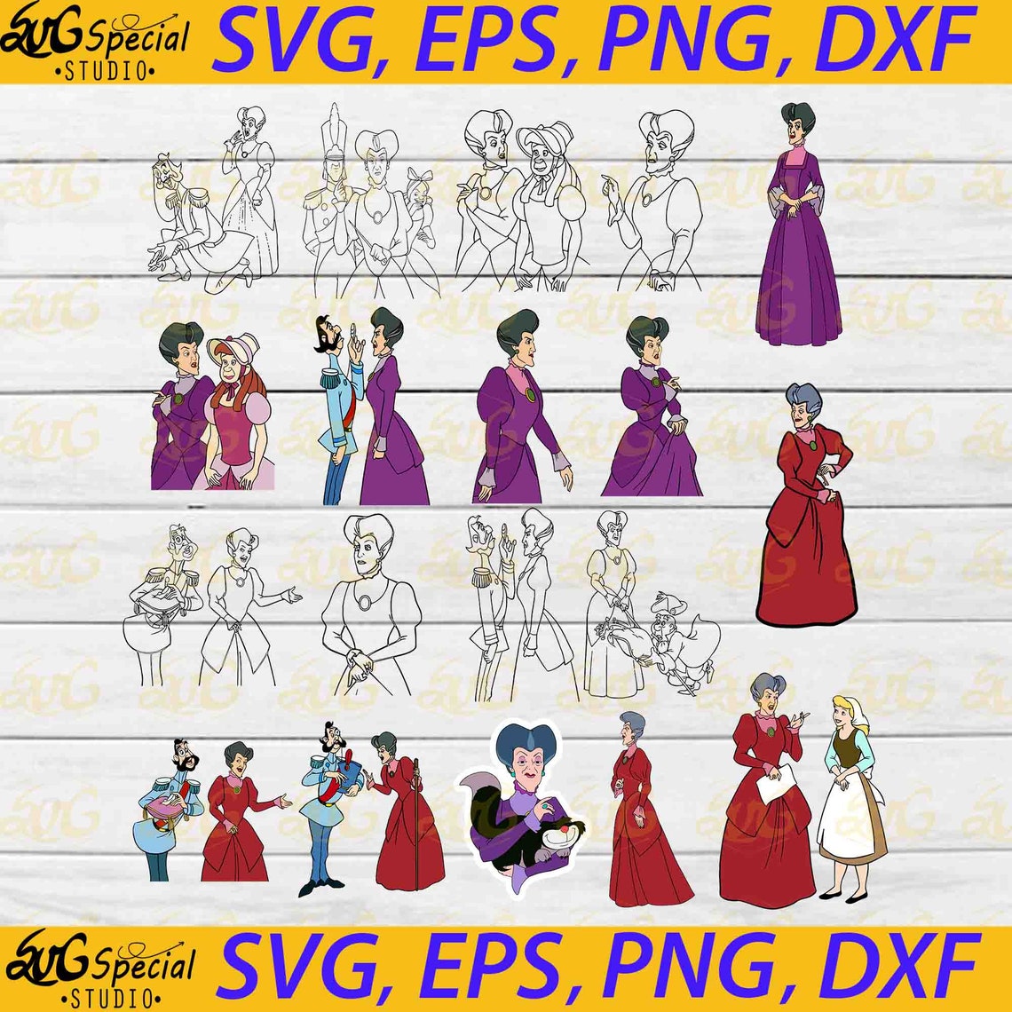 Cartoon Svg Bundle Cricut File Clipart Svg Png Eps Dxf - Etsy