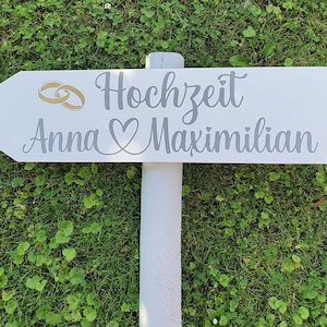 Wegweiser Hochzeit individuell gestaltbar. - Etsy.de