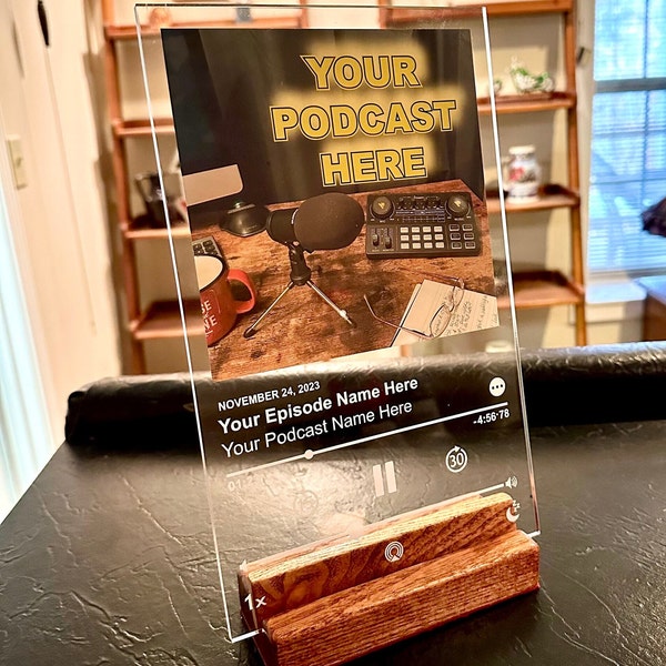 Custom Podcast Sign - Etsy