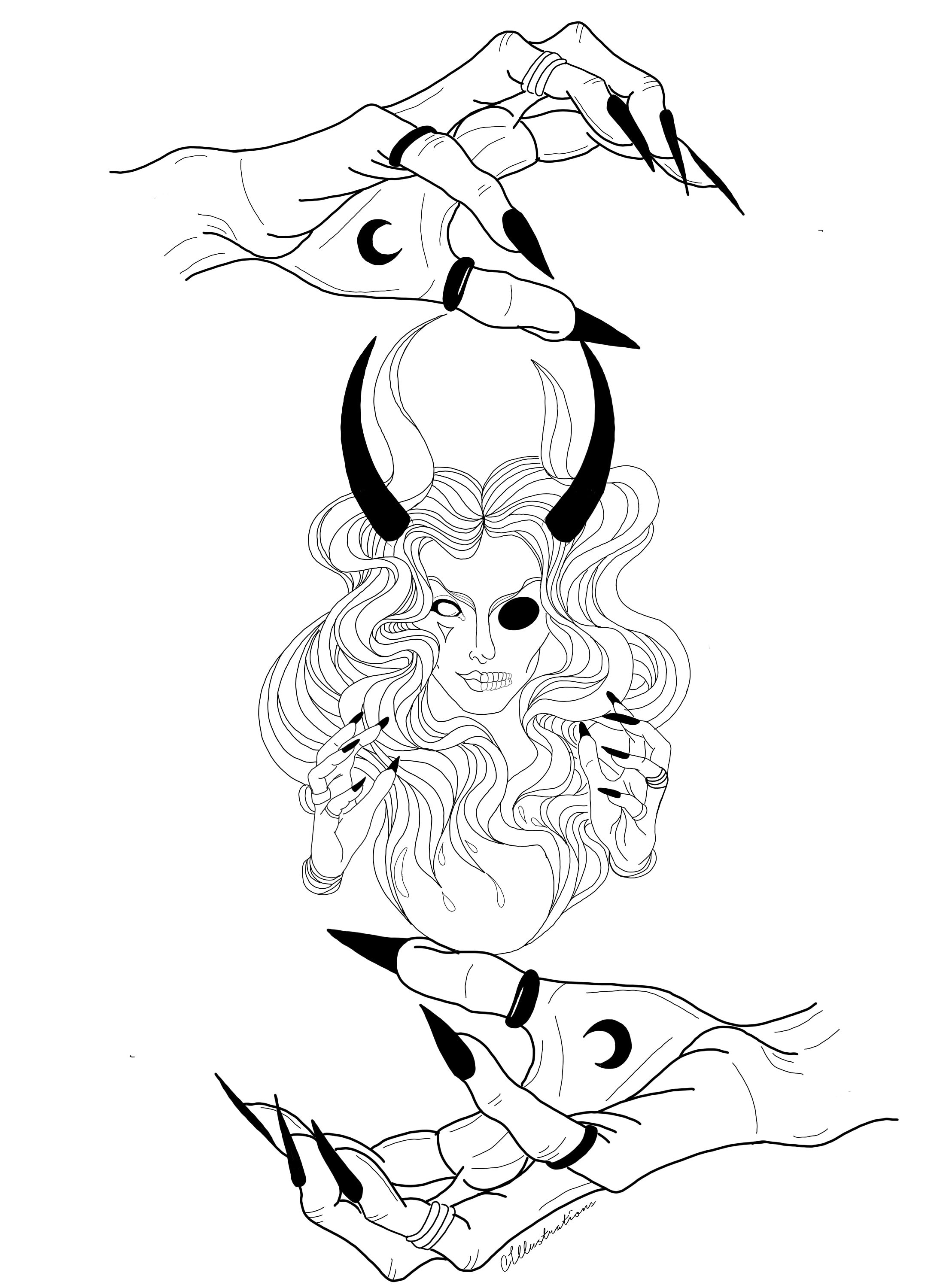 Large Tattoo Design - Etsy