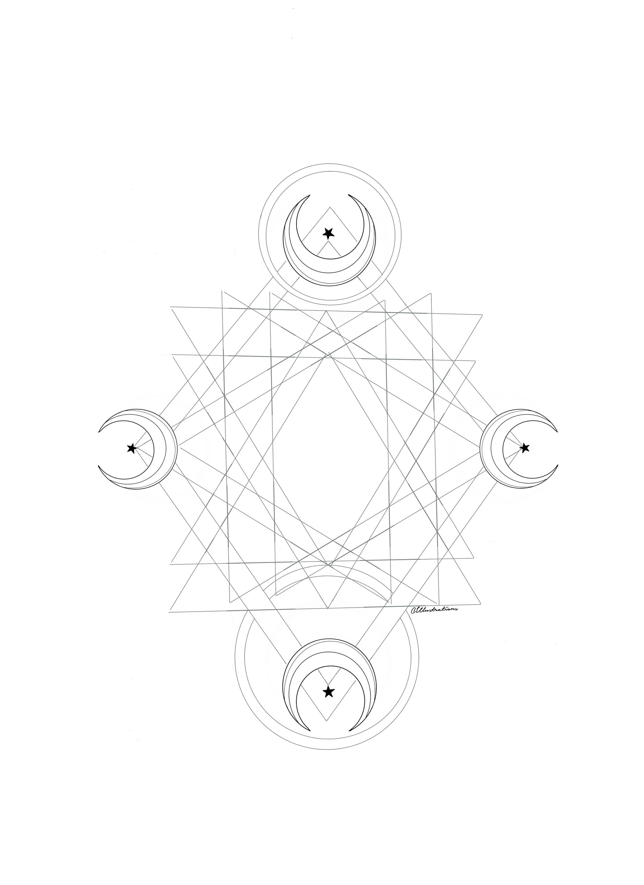 Large Tattoo Design - Etsy