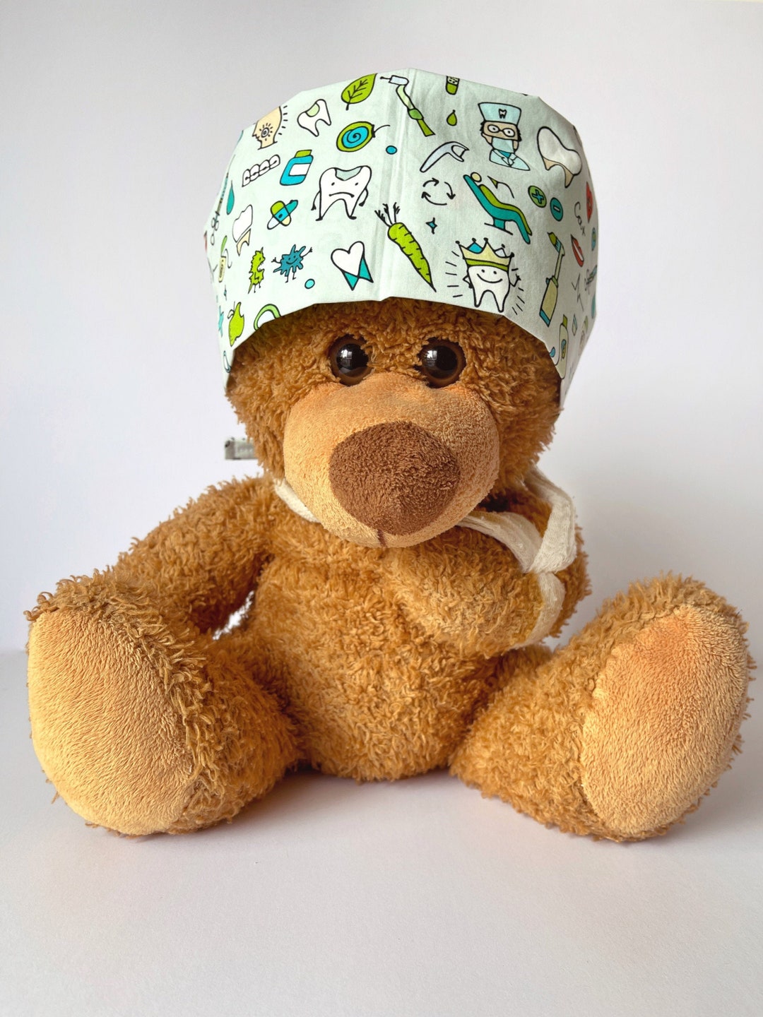 Dentist Pattern Surgical Cap Long and Short Hair OP Haube - Etsy