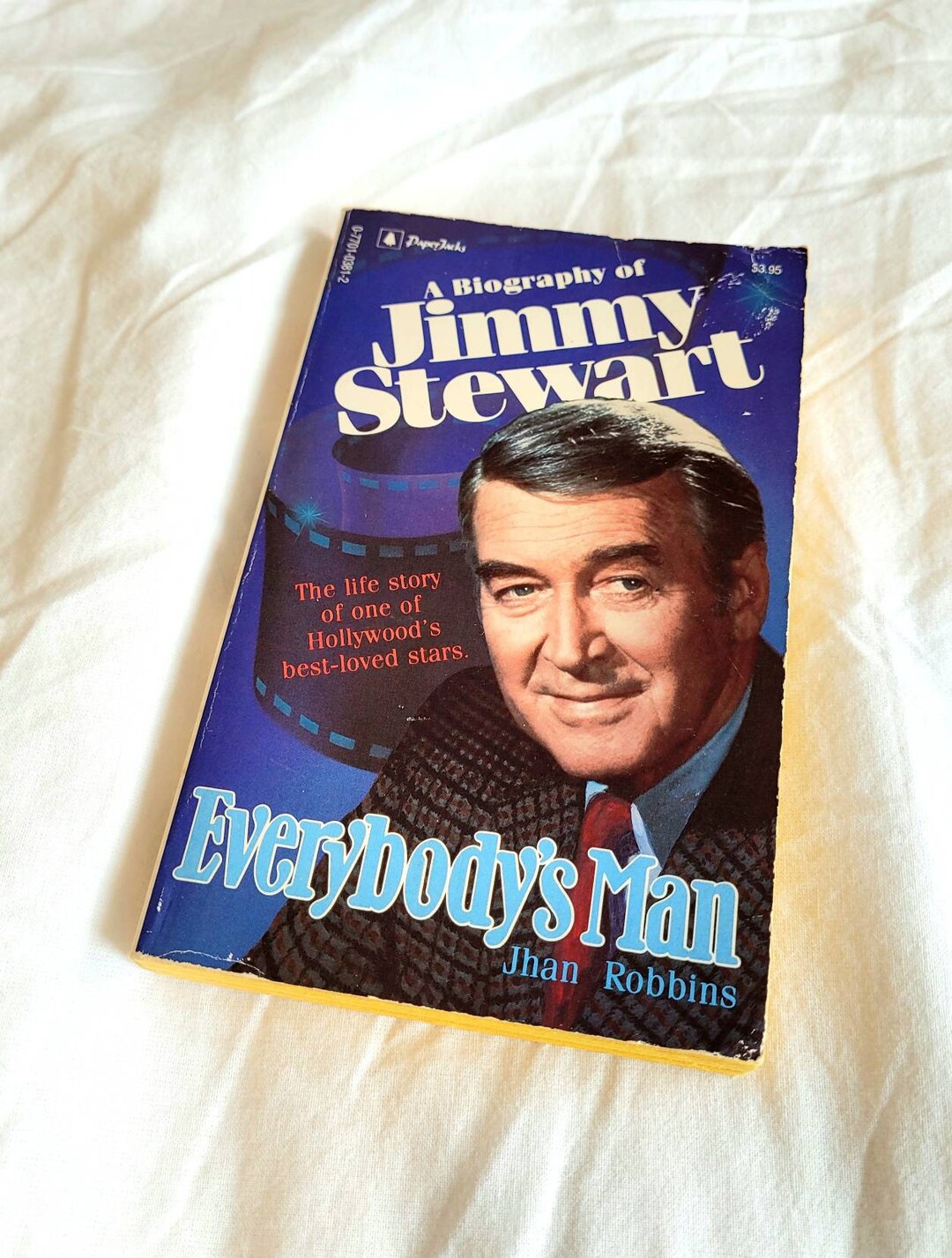 JIMMY STEWART BIO Vintage Book Hollywood Legend Everyman Mr. Smith Goes ...