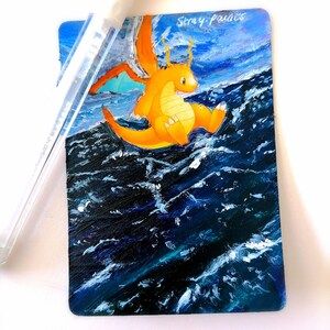 Commission Custom Pokemon Card Art Painting Alter Extended Hand Painted ...