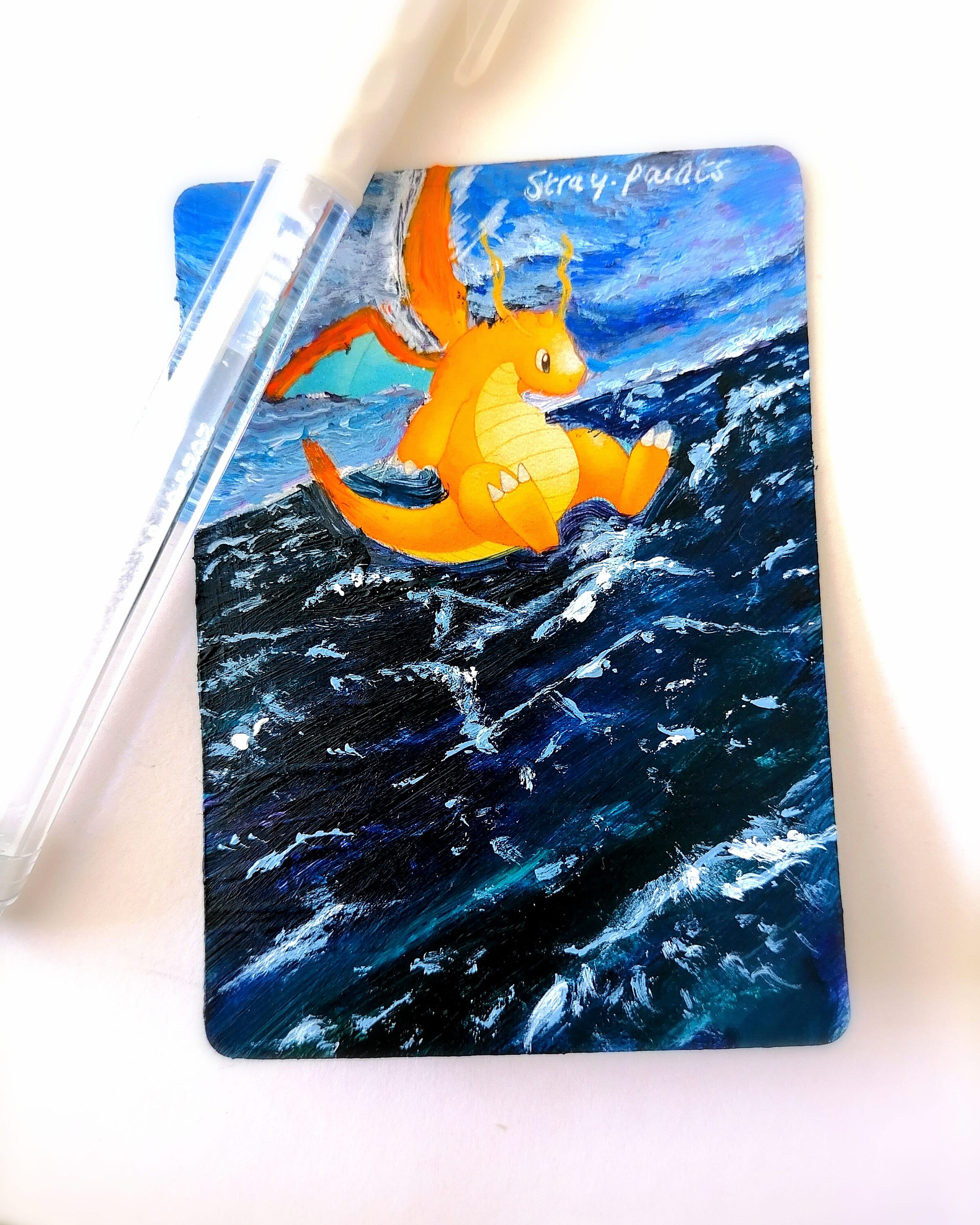 Commission Custom Pokemon Card Art Painting Alter Extended Hand Painted ...