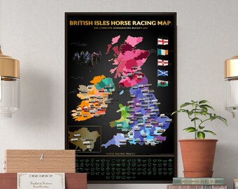 British Isles Scratch off Golf Map - Etsy UK