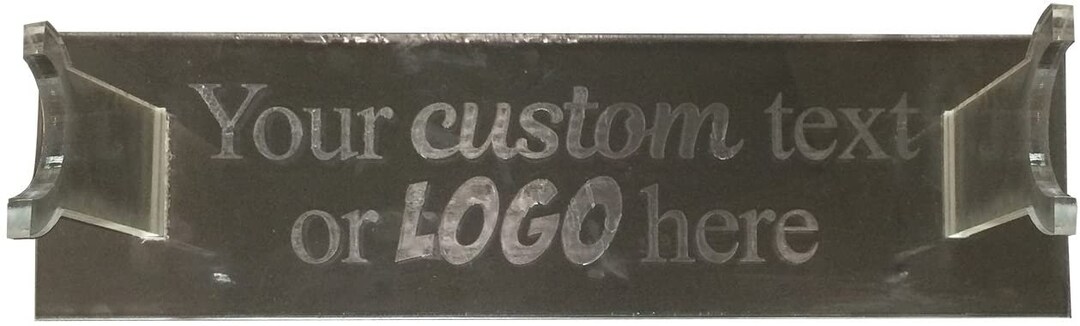 Laser Engraved Acrylic Baton Stand Personalized With Your Custom Logo ...
