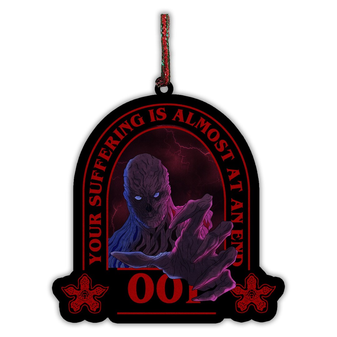 80's Scary Guy 3D Color Printed Engraved Wooden Christmas Ornament - Etsy